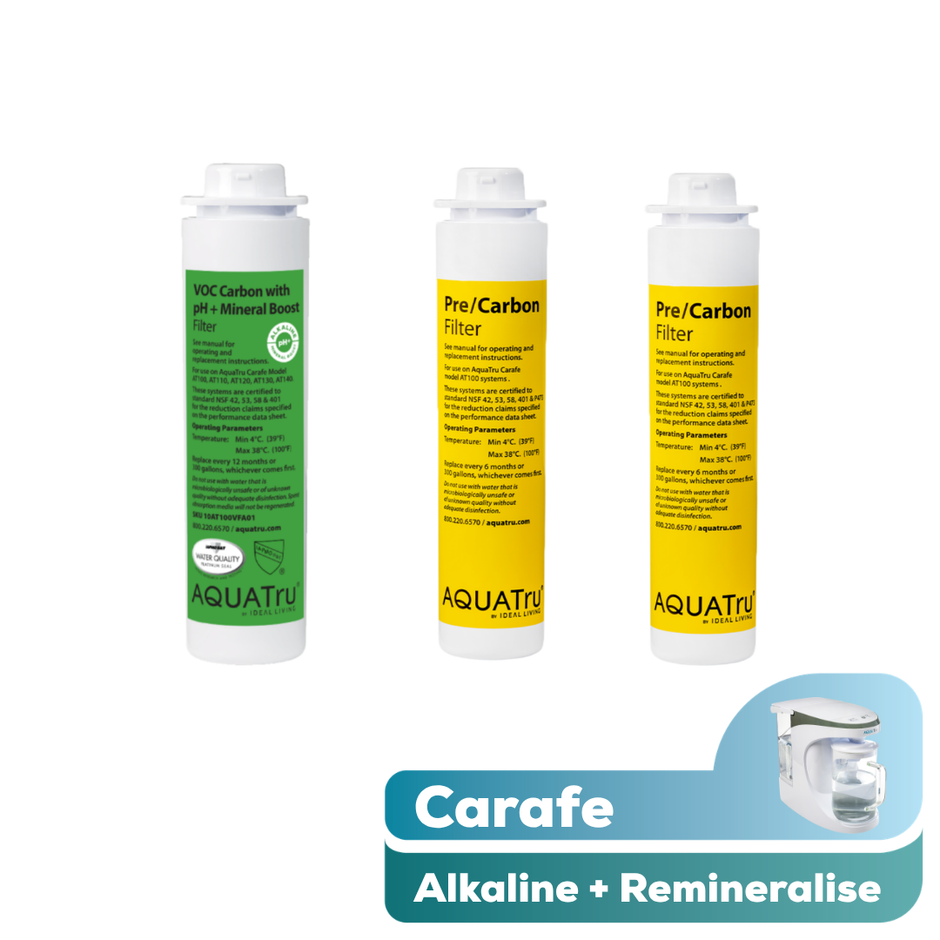 AquaTru Carafe | Plug & play reverse osmosis countertop water filter ...